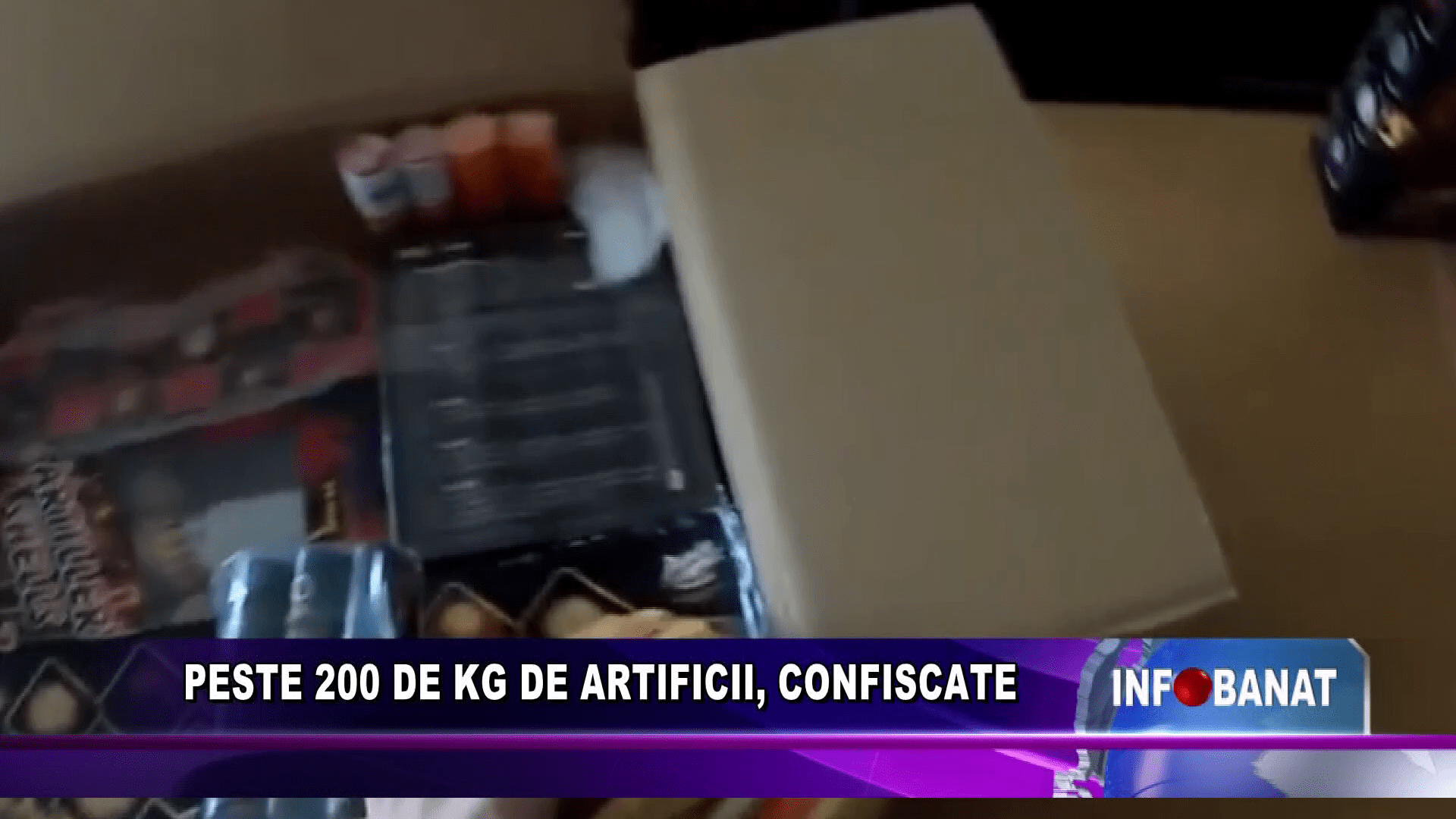 Peste 200 de kg de artificii, confiscate – Banat TV | ține cu tine