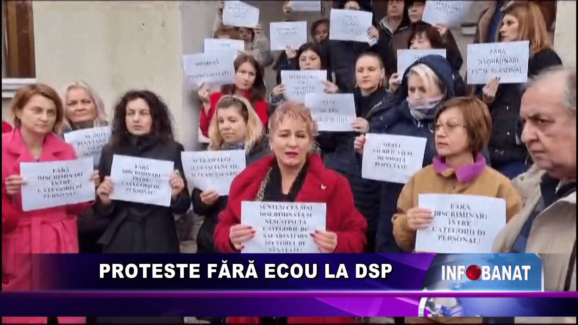 Proteste fără ecou la DSP – Banat TV | ține cu tine