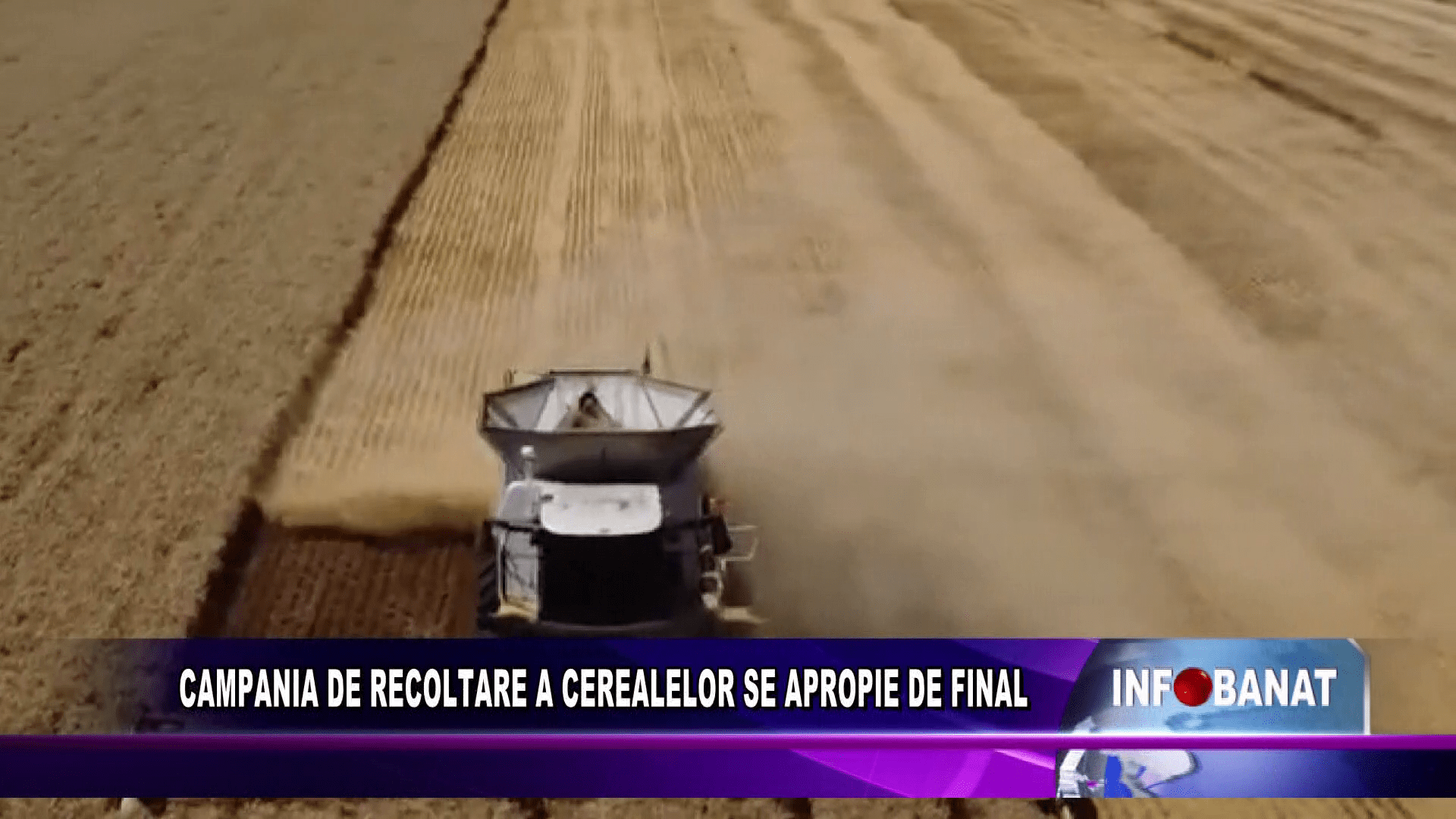 Campania de recoltare a cerealelor se apropie de final – Banat TV ...